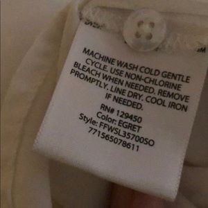 Fred David | Tops | Fred David White Button Up Blouse | Poshmark